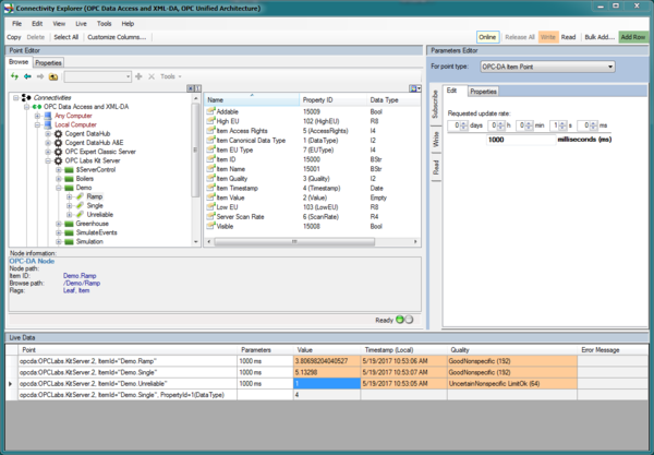 What's new in QuickOPC 2017.1 - OPC Labs Knowledge Base